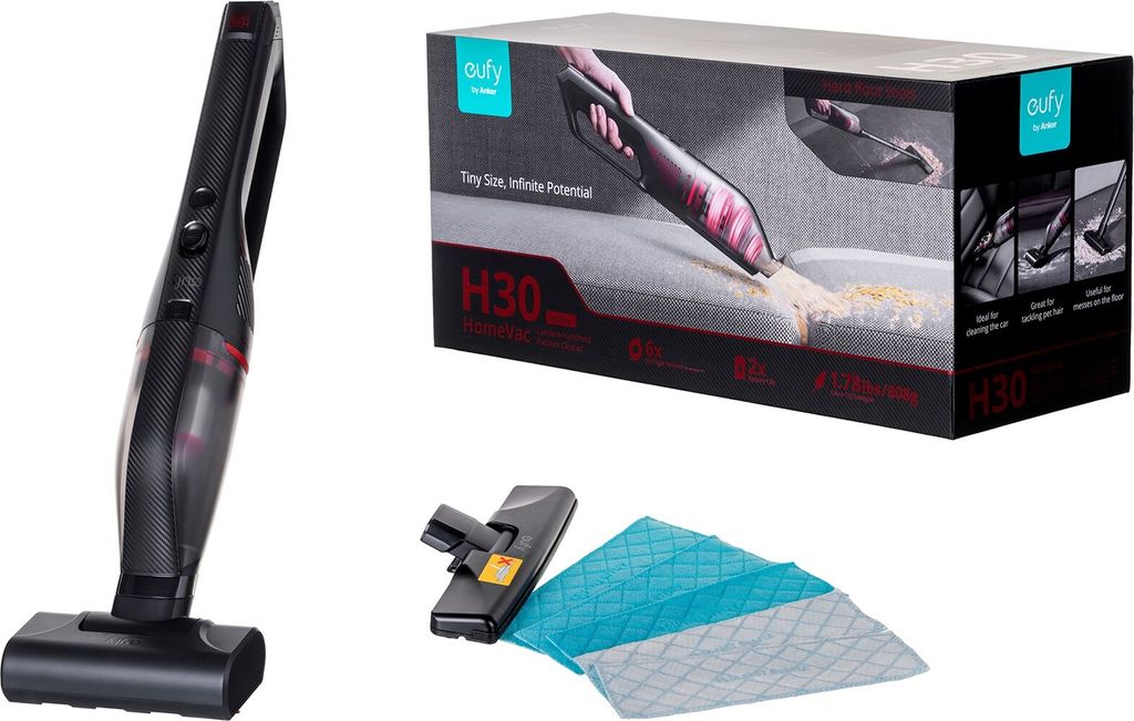Eufy HomeVac H30 Infinity Černá Bezsáčkové | Kaufland.cz