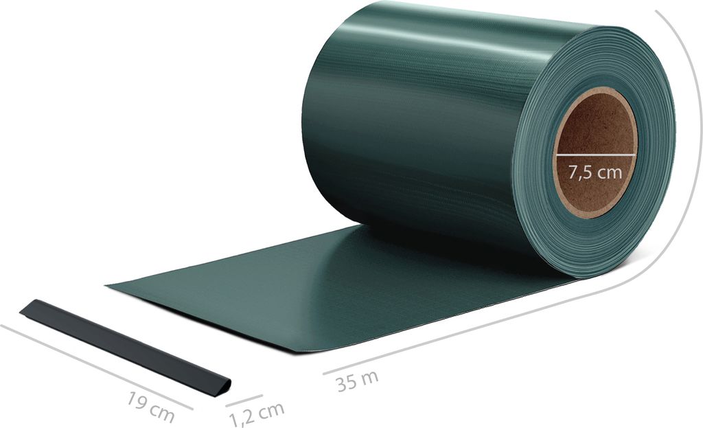 4 x MIDORI® PVC Sichtschutzstreifen 35 m x 19 | Kaufland.de