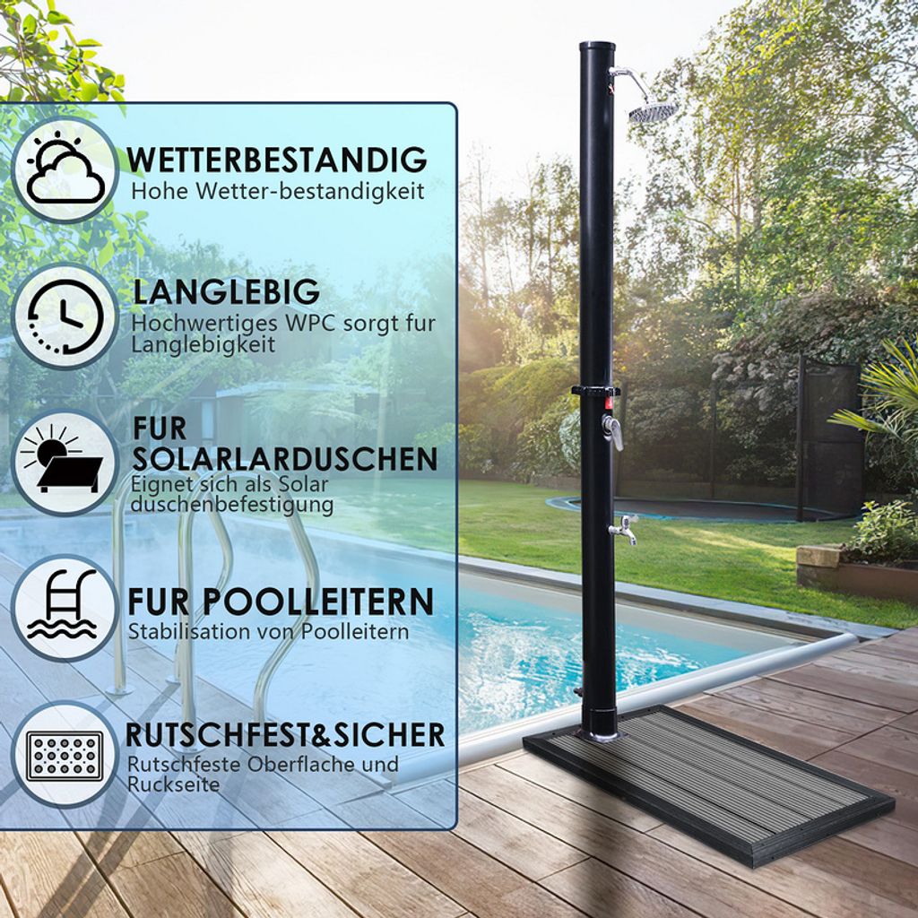 Faszinierend Gartendusche Mit Bodenplatte Ebenbild