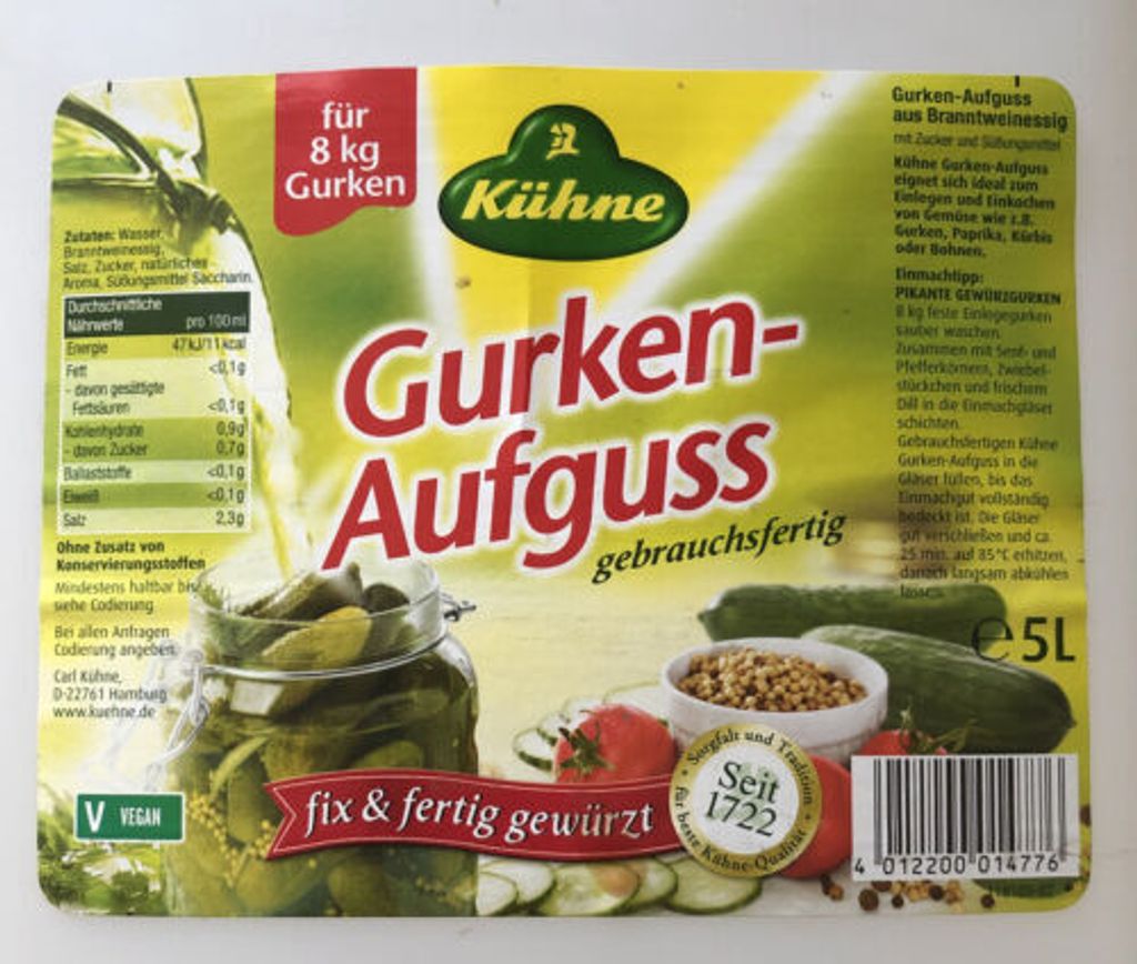 Kühne Gurkenaufguß (5L Kanister) | Kaufland.de