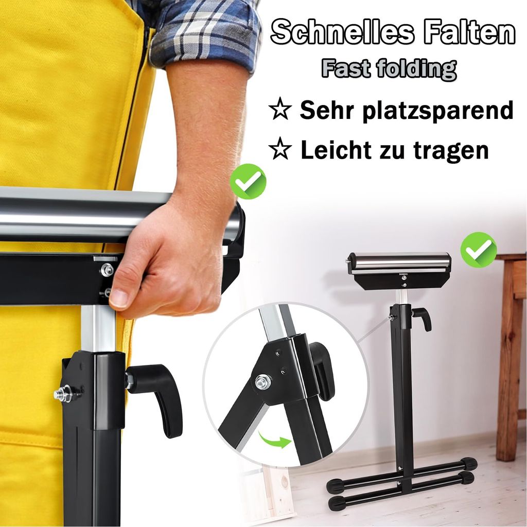 YARDIN Rollenbock, 2er Set Höhenverstellbar | Kaufland.de