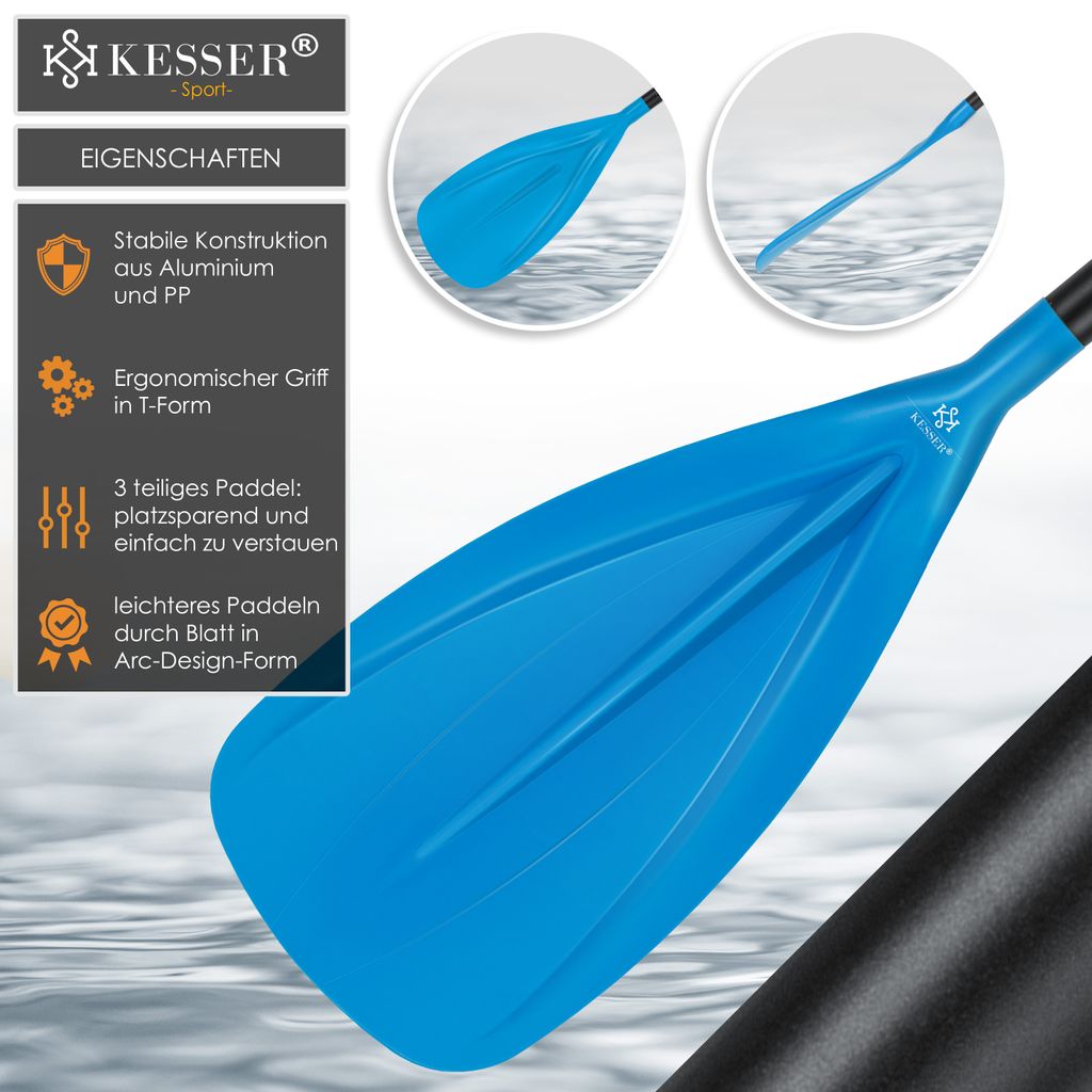 KESSER® Paddle - 3-teilig für Kayak SUP | Kaufland.de