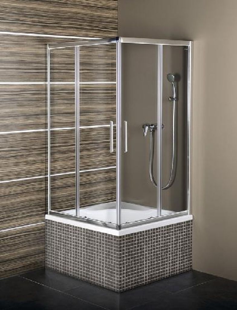 Polysan Deep - Sprchový kout 800x800x1650 mm, čiré sklo