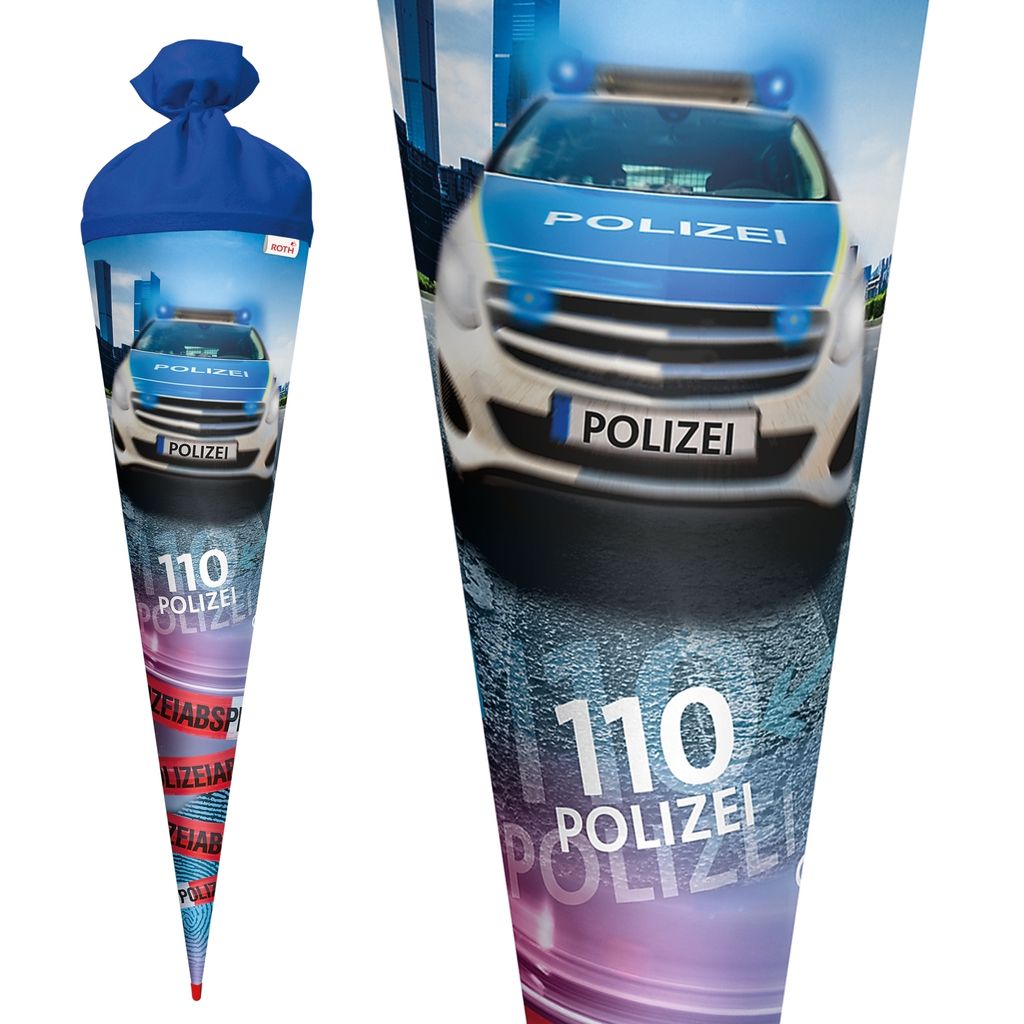 ROTH Schultüte Polizei 110 groß 70 cm rund | Kaufland.de