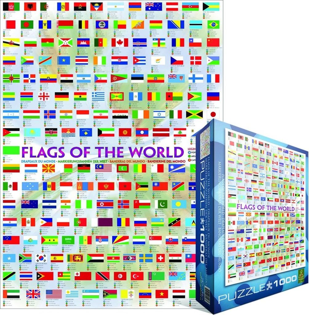 EUROGRAPHICS Puzzle Flaggen der Welt 1000 | Kaufland.de