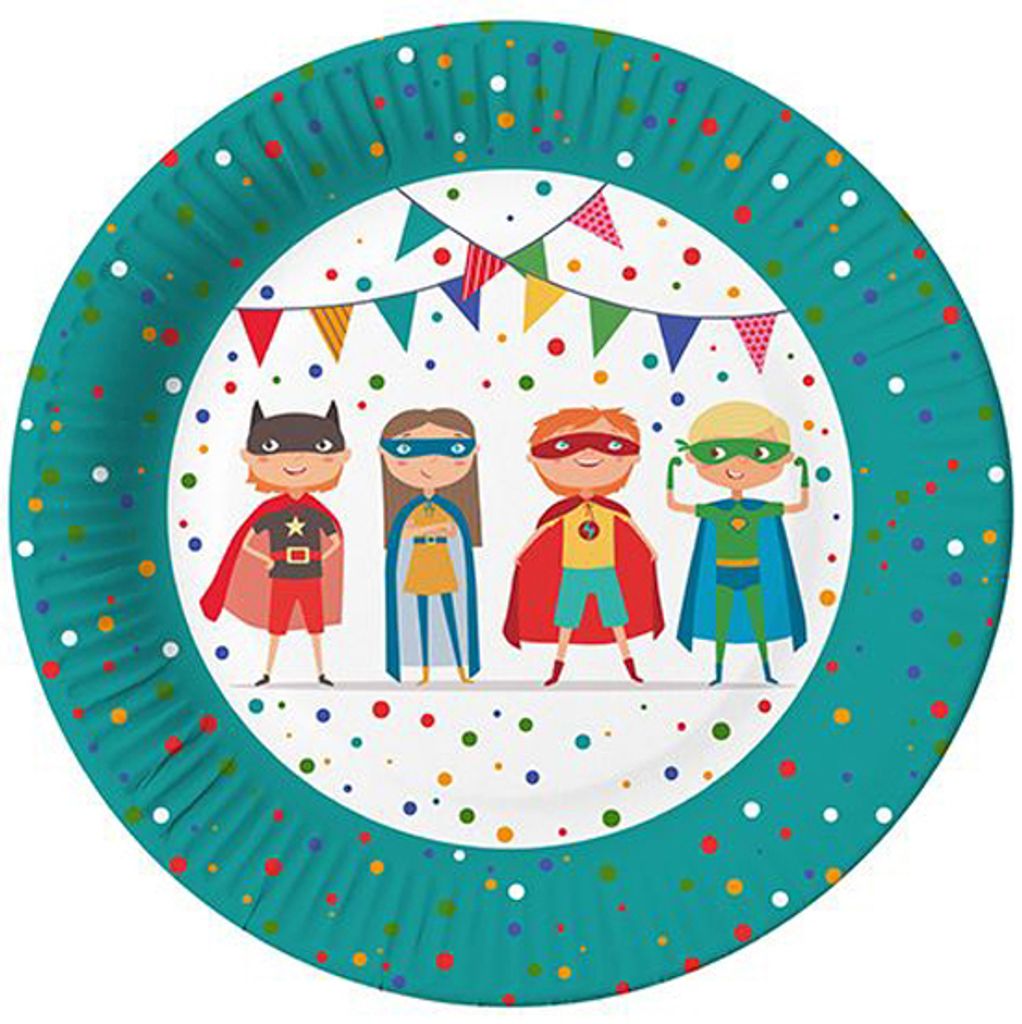 PAPSTAR Papp-Teller "Superhero" rund 230 mm | Kaufland.de