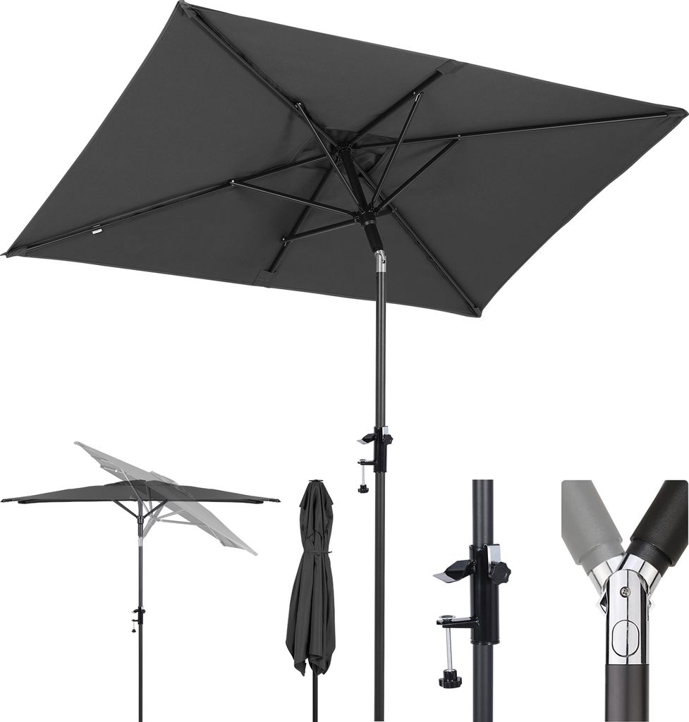 Sekey Sonnenschirm Balkon Rechteckig 200×125 | Kaufland.de