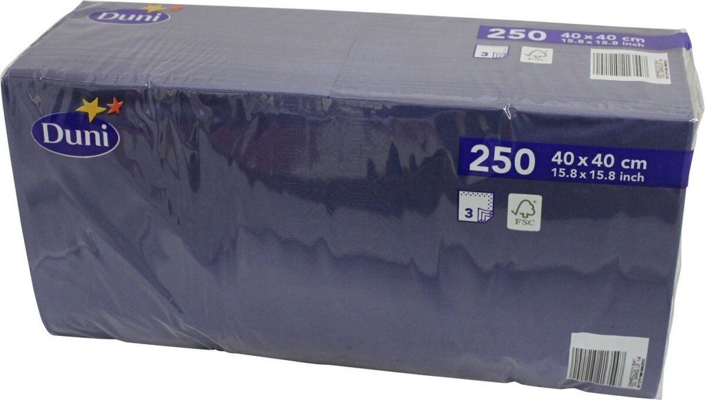 Duni Zelltuch Servietten Dunkel-Blau 40x40cm | Kaufland.de