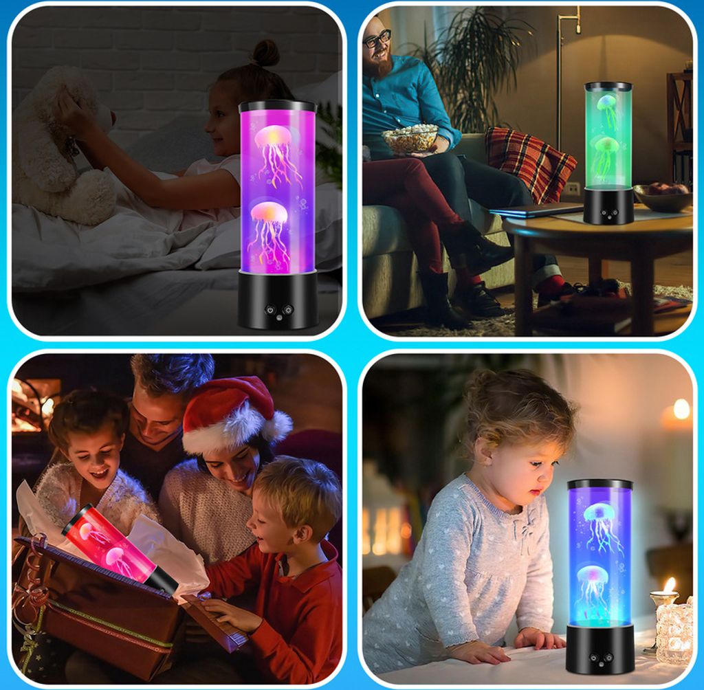 Yakimz LED medúza Lava lampa s diaľkovým | Kaufland.sk