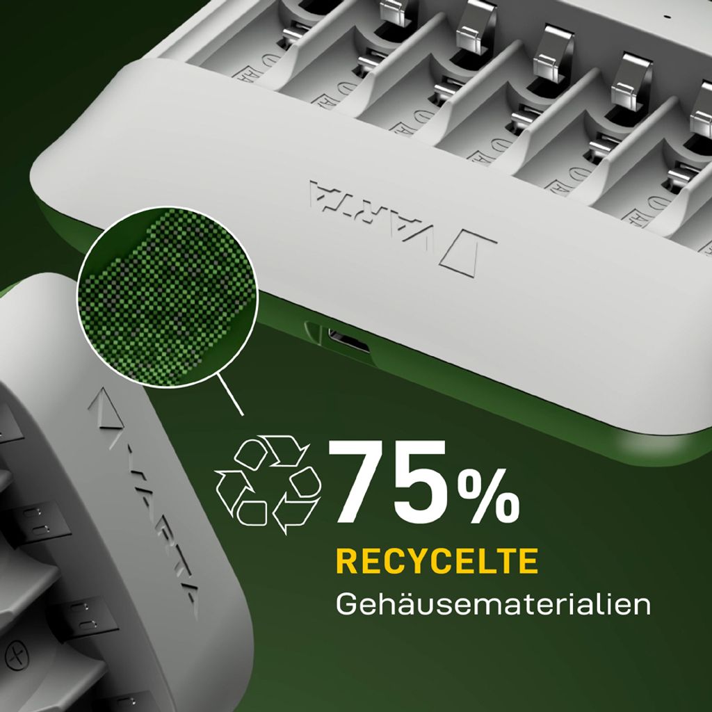 Varta Eco Charger Multi Recycled + 8 x 2100 | Kaufland.sk