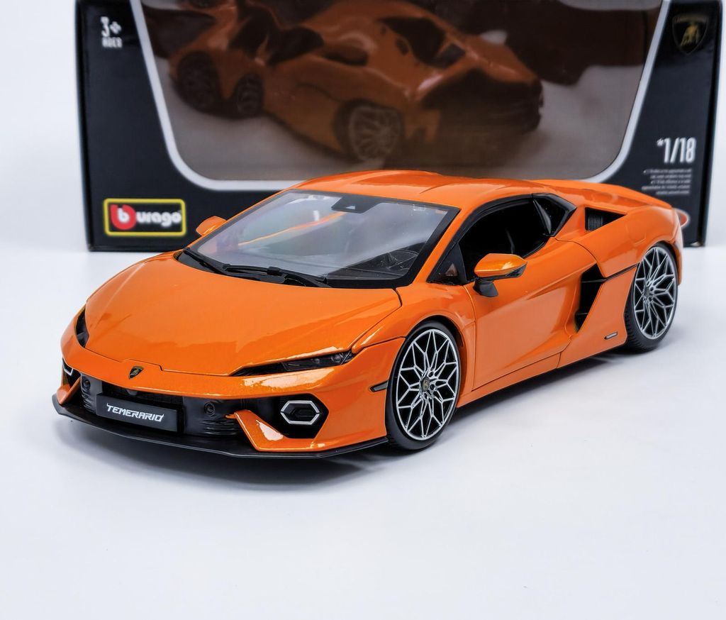 Lamborghini Temerario (2025) Orange Bburago 1:18