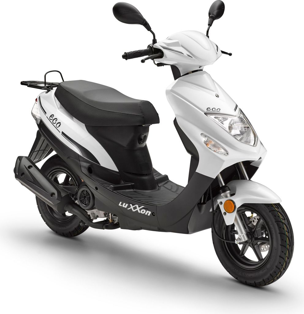 LuXXon ECO Motoroller - City Roller mit 50 ccm - 3 PS für