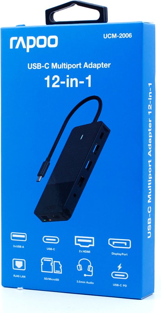 Rapoo USB-C Multiport Adapter 12-in-1, grau | Kaufland.de