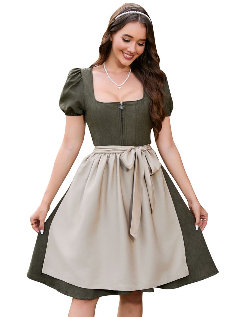 Acekool Dirndl Damen Kurze Trachtenkleid fš¹r | Kaufland.de