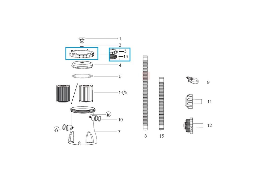Bestway Cover Retainer für 330gal Filter | Kaufland.de