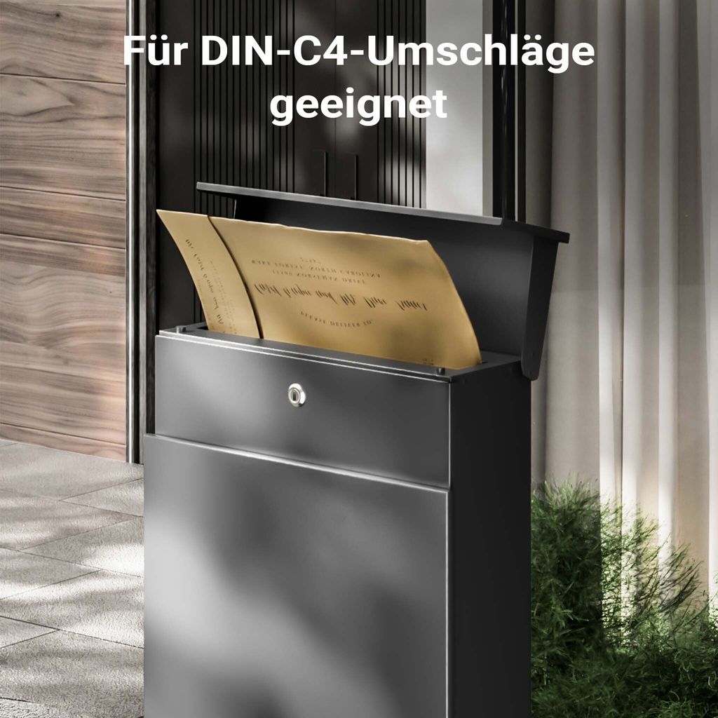 Wiltec Standbriefkasten mit Zeitungsrolle in | Kaufland.de