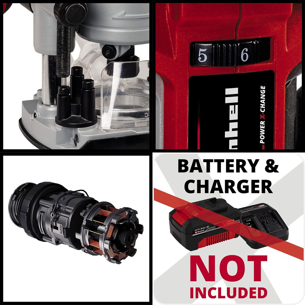 Aku horní frézka Einhell TP-RO 18V Set Li BL | Kaufland.cz