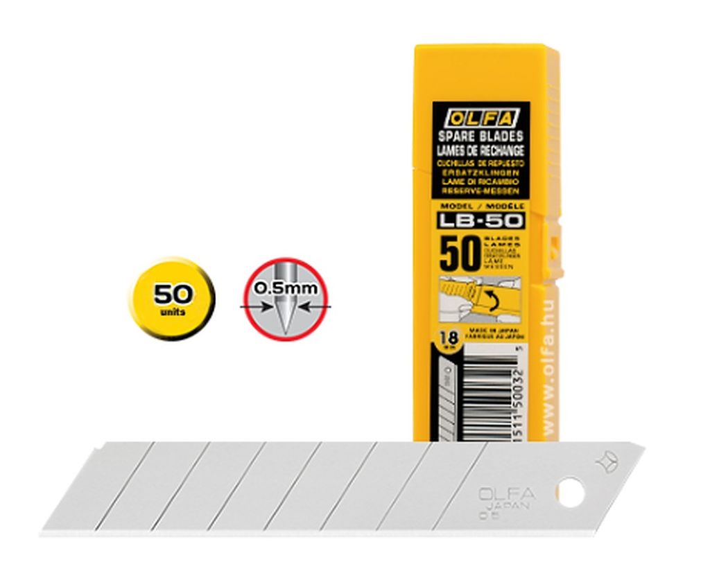 OLFA LB 50 18mm 50 Klingen, Kunststoffbox | Kaufland.de