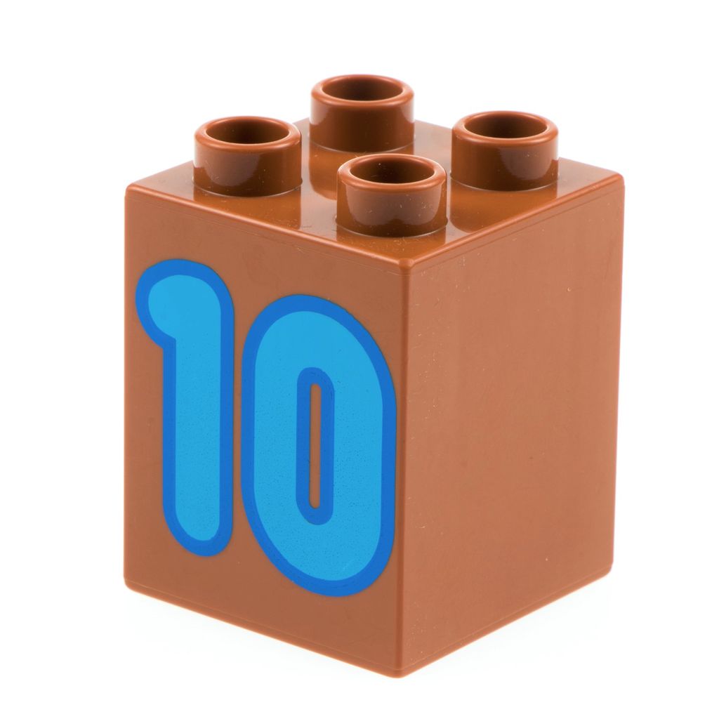 1x Lego Duplo Basic Stein 2x2x2 dunkel orange | Kaufland.de