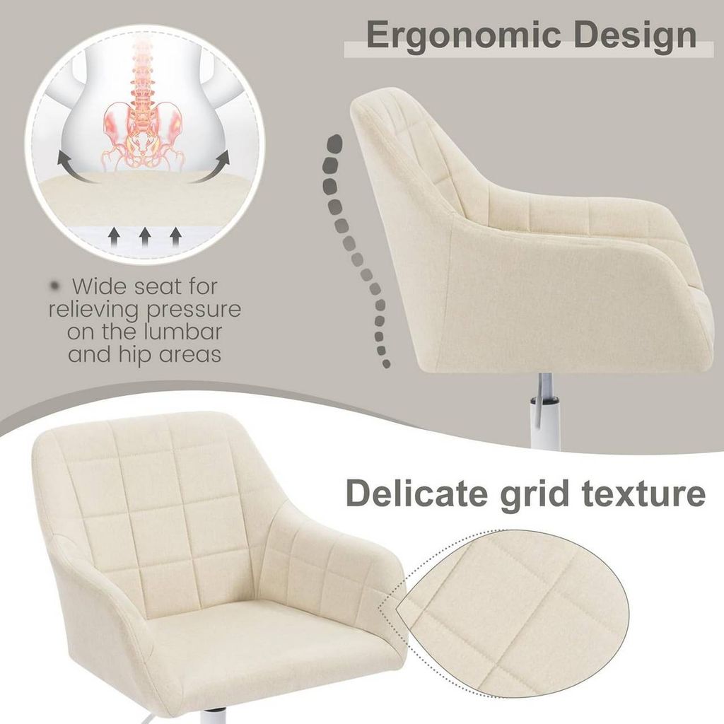 WOLTU Schreibtischstuhl drehbar, Schminktisch | Kaufland.de