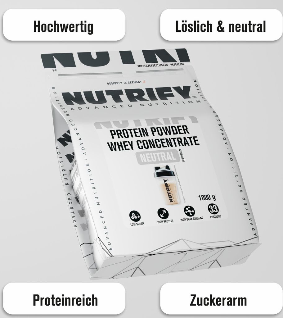 Whey Proteinpulver Konzentrat Neutral 1 kg, | Kaufland.de