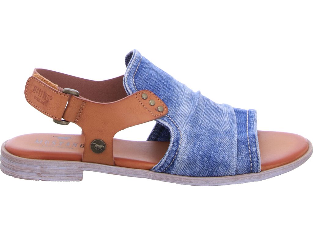 Mustang dámske sandále denim blue | Kaufland.sk