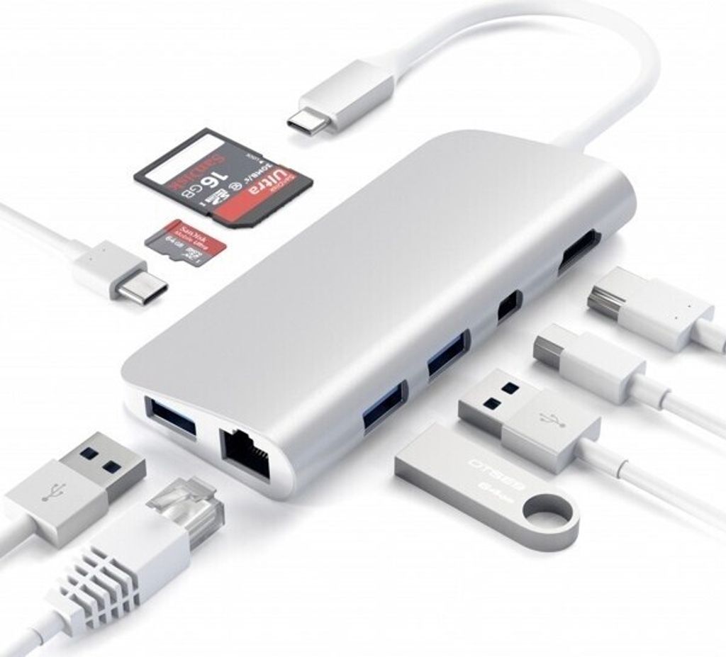 Satechi Aluminum Type-C Multimedia Adapter | Kaufland.sk