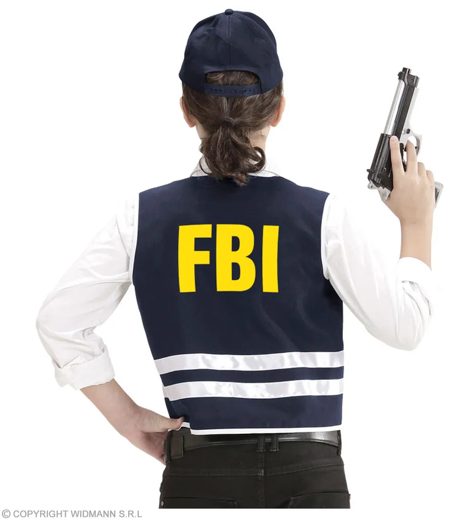 "AGENT FBI" (Weste, Hut) - Größe: 140 cm / | Kaufland.de
