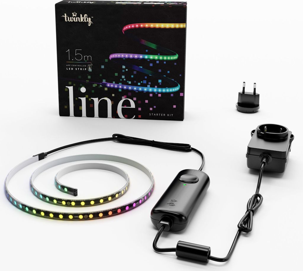 Twinkly - Line (štartér 1,5 m - čierny) LED pásiky