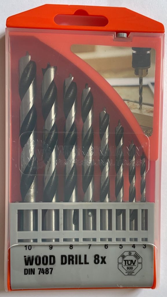 8 teilig Holzbohrer Set Satz Holz Spiral Holz | Kaufland.de