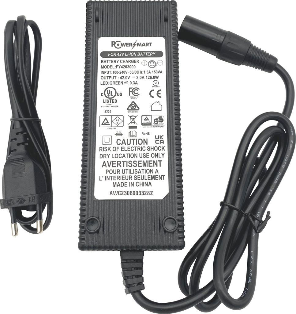 42V 3A 4-polig XLR E-Bike Ladegerät für | Kaufland.de