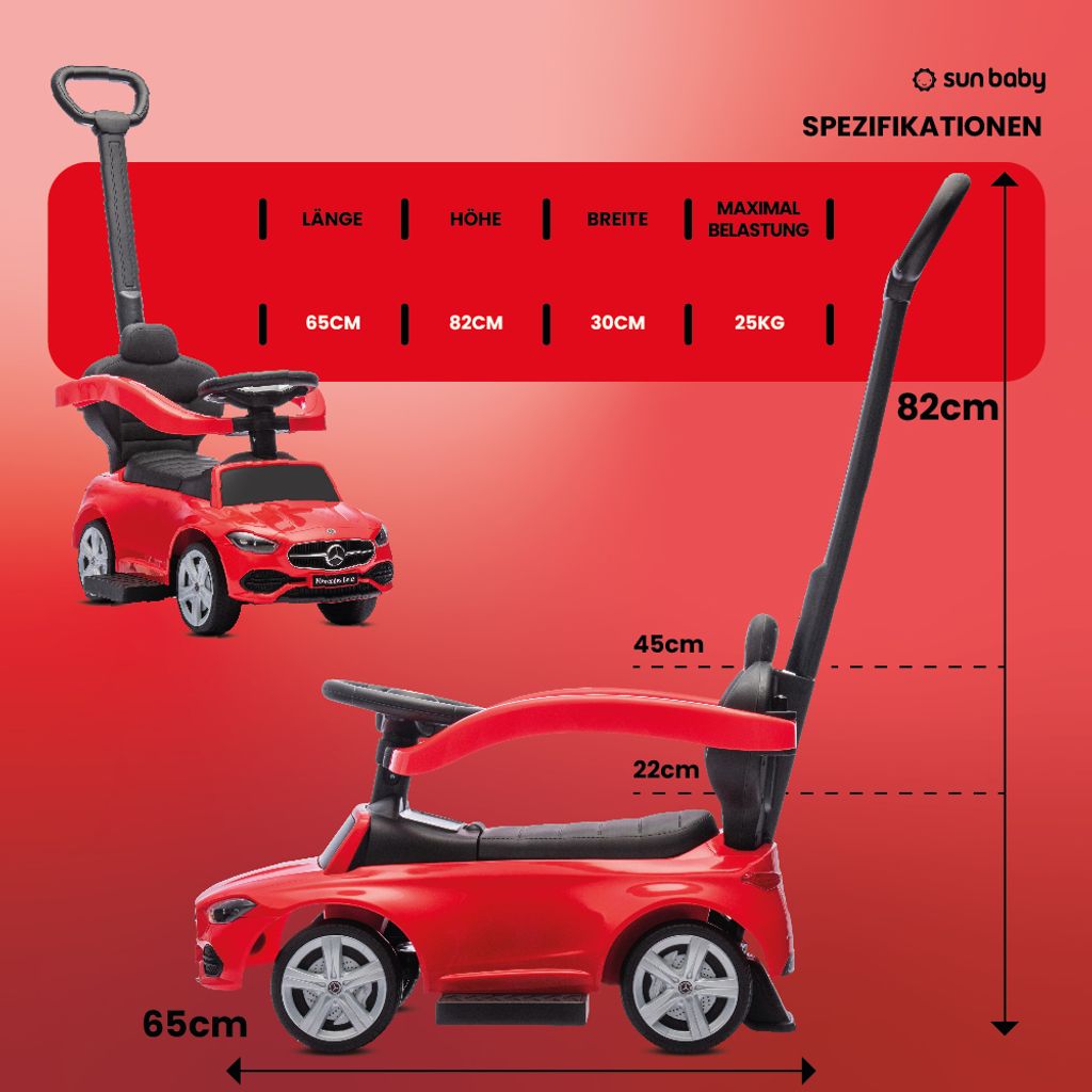 Mercedes Benz C-Class Rutschauto mit | Kaufland.de