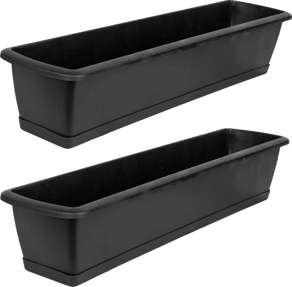 BigDean 2er Set Blumenkasten mit Untersetzer | Kaufland.de