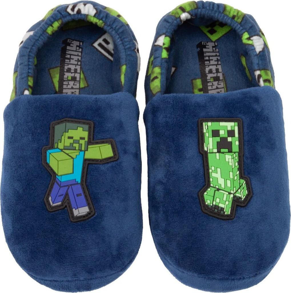 Minecraft - Detské papuče "Zombie vs Creeper" NS7099 (33