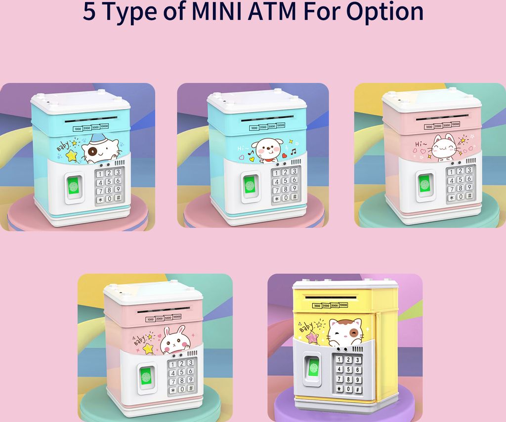 Elektronické prasátko MINI ATM Money Box s | Kaufland.cz