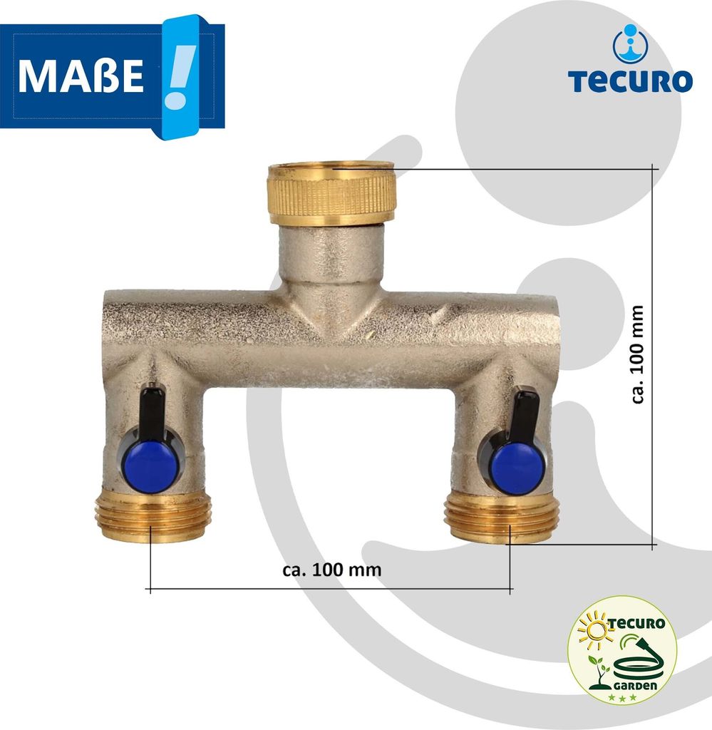 tecuro 2-Wege Verteilerstück 1 Zoll (DN 20) | Kaufland.de