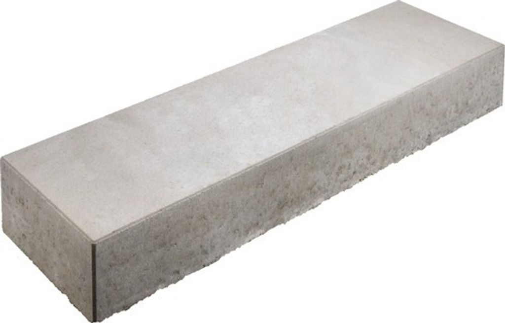 Beton Blockstufe grau 120 cm x 35 cm x 16 cm