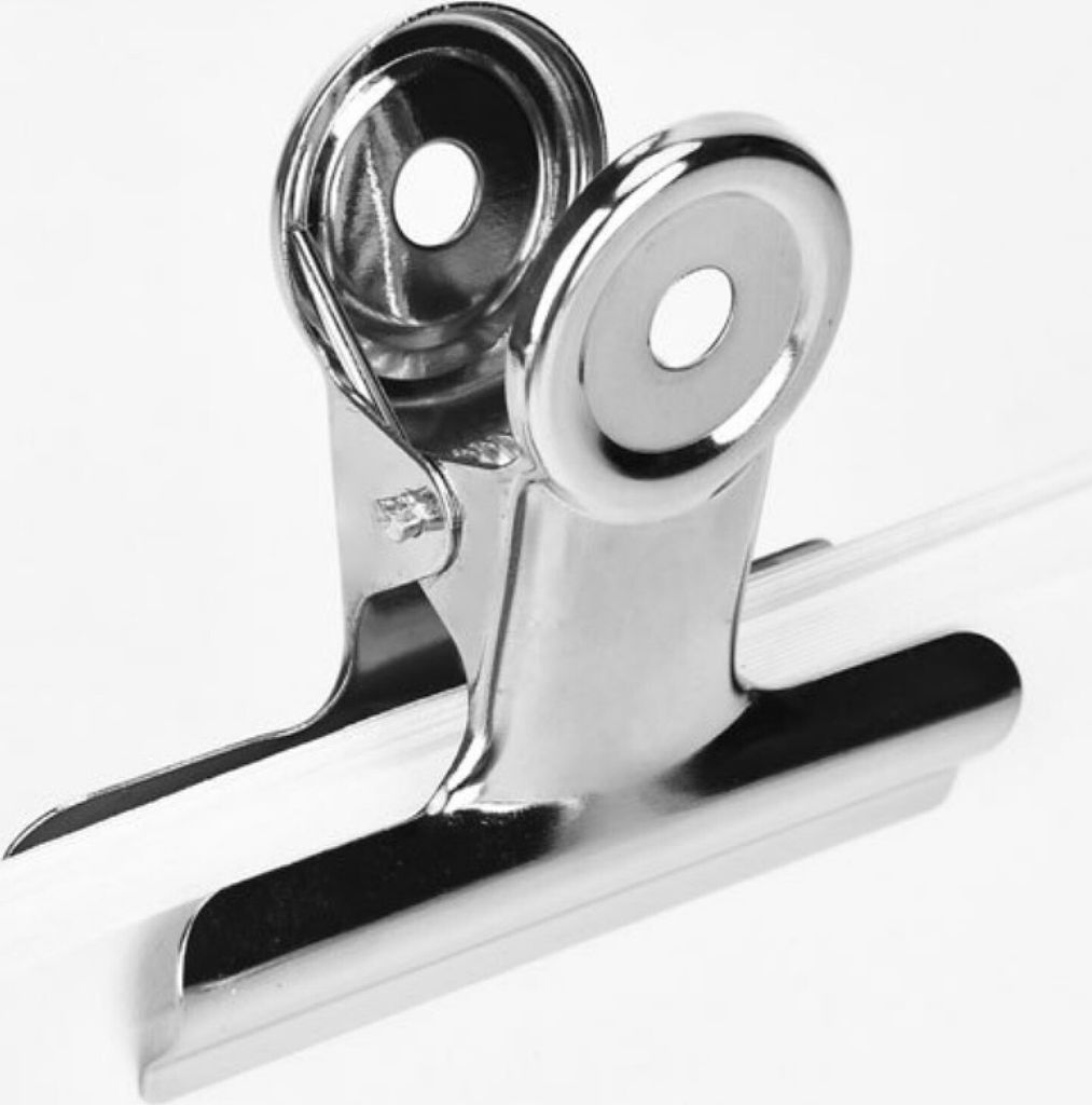 20 Stück kleine Verschlussclips Metall | 75mm Tüten Clips