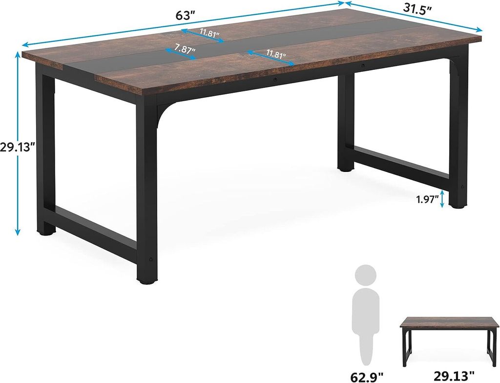 Tribesigns Moderner Computertisch, 160 x 80 | Kaufland.de