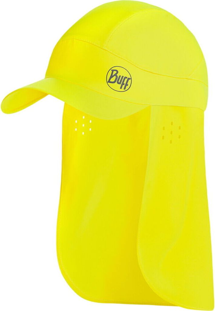 Kappe mit Nackenschutz Buff Pack Cap Bimini Gelb Fluor
