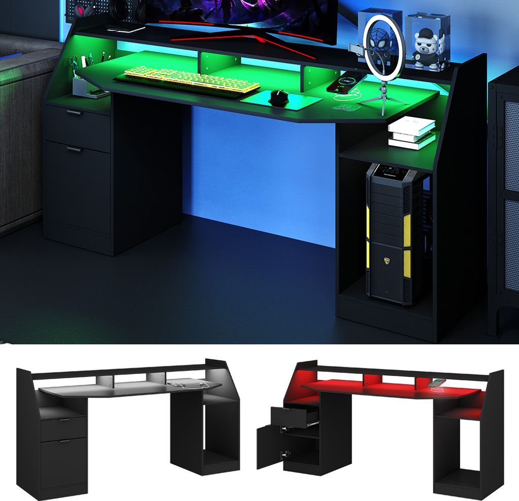 Vicco Gaming Tisch Sonic, 179.8 x 65.5 cm mit | Kaufland.de