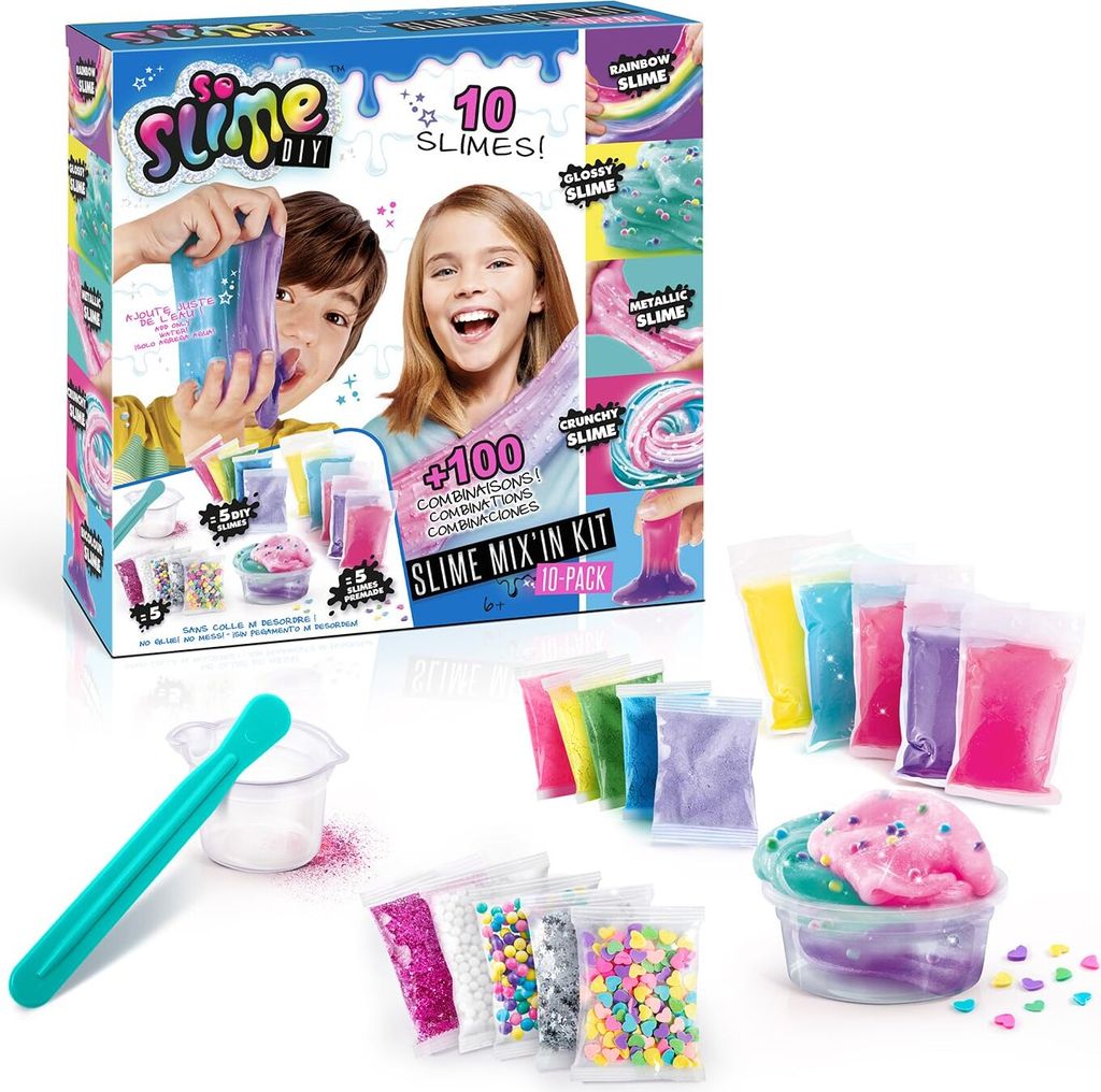 Slime Mix in Kit 10er Set DIY Rainbow / | Kaufland.de