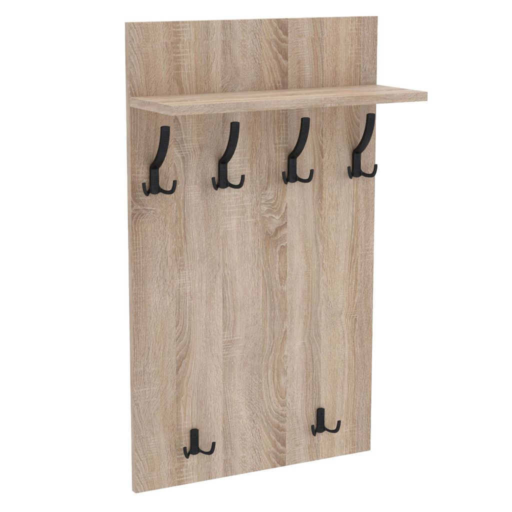 AKKE Sonoma šatní panel MAXI - SCHWARZE háčky | Kaufland.cz