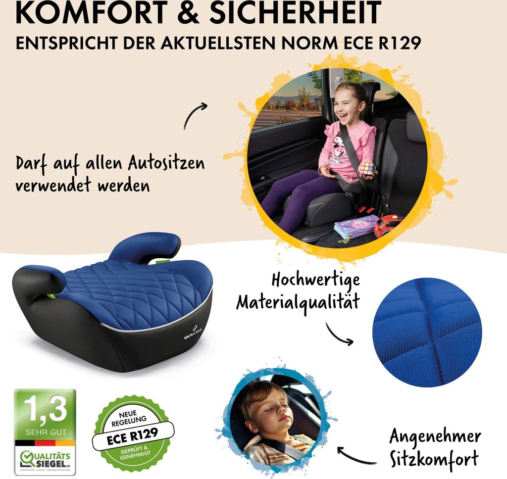 WALSER Premium Kinder Sitzerhöhung Auto Andy, | Kaufland.de