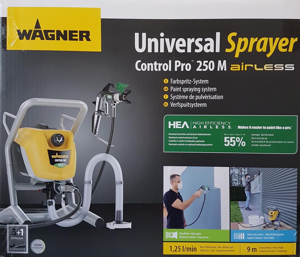 Wagner Control Pro 250 M Paint spray system 550 W Max. feed