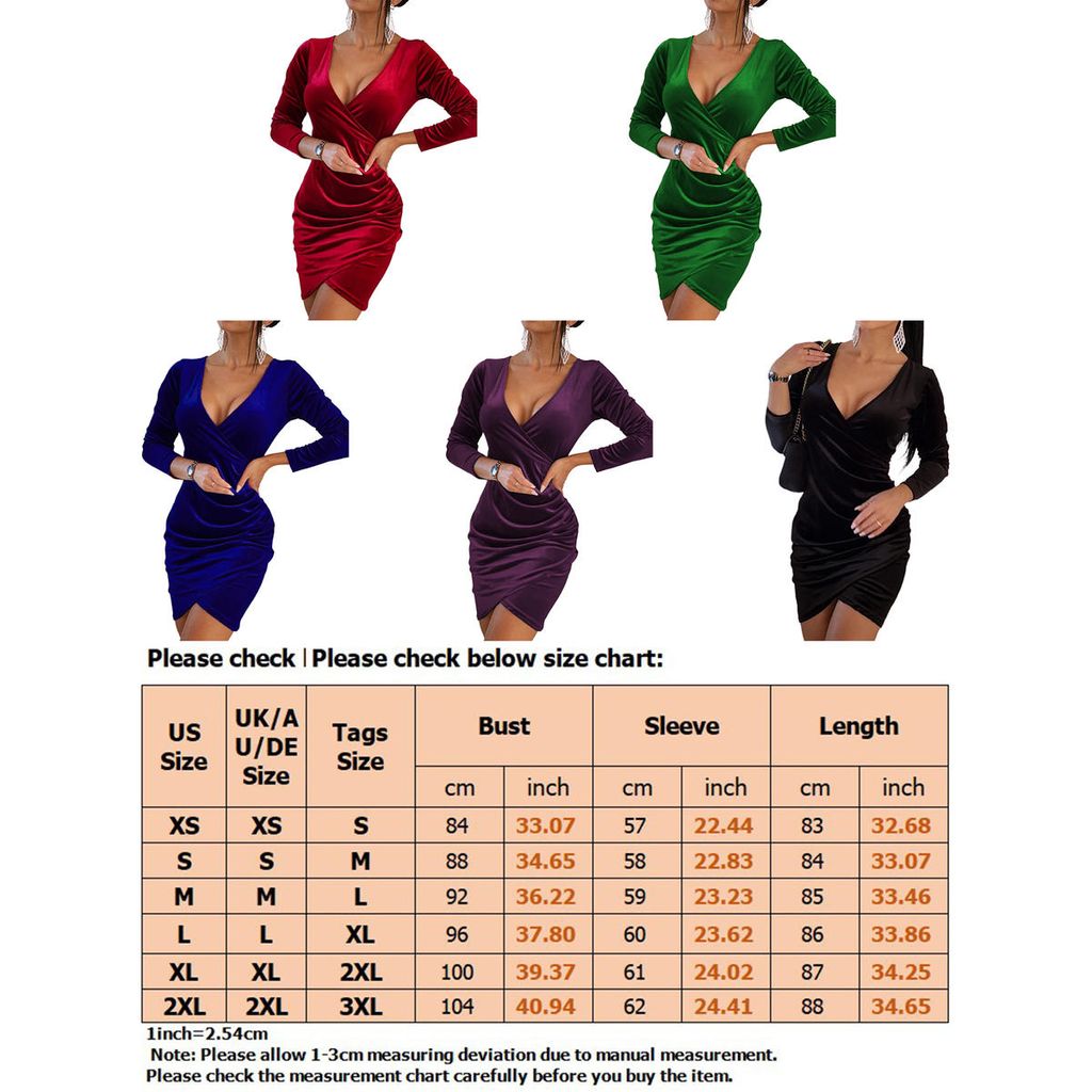 Damen Abendkleider Wrap Partykleider Mode | Kaufland.de