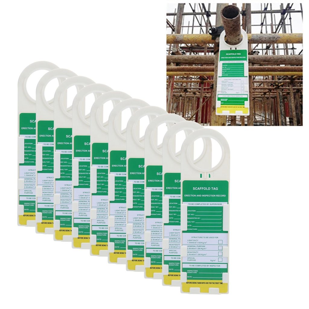 10PCS Scaffold Tag Locking Caution | Kaufland.cz