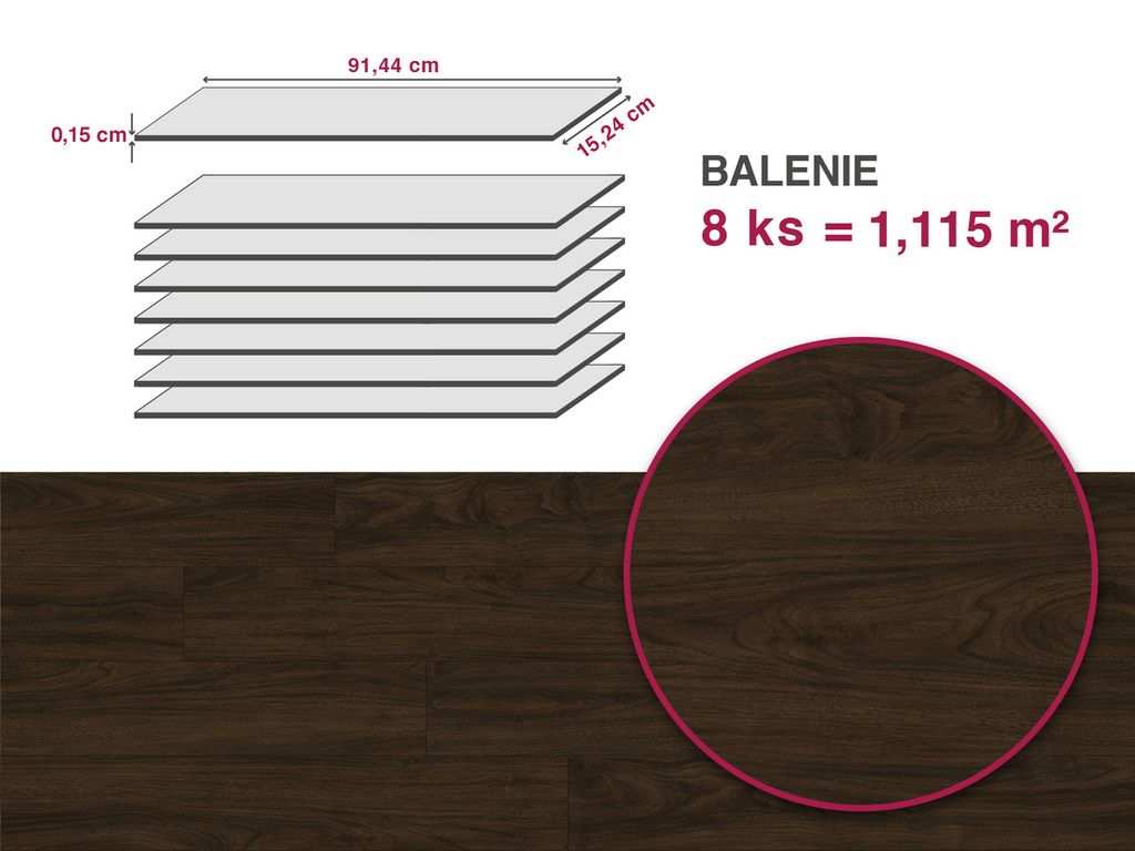 Samoprzylepna podłoga winylowa - orzech | Kaufland.pl