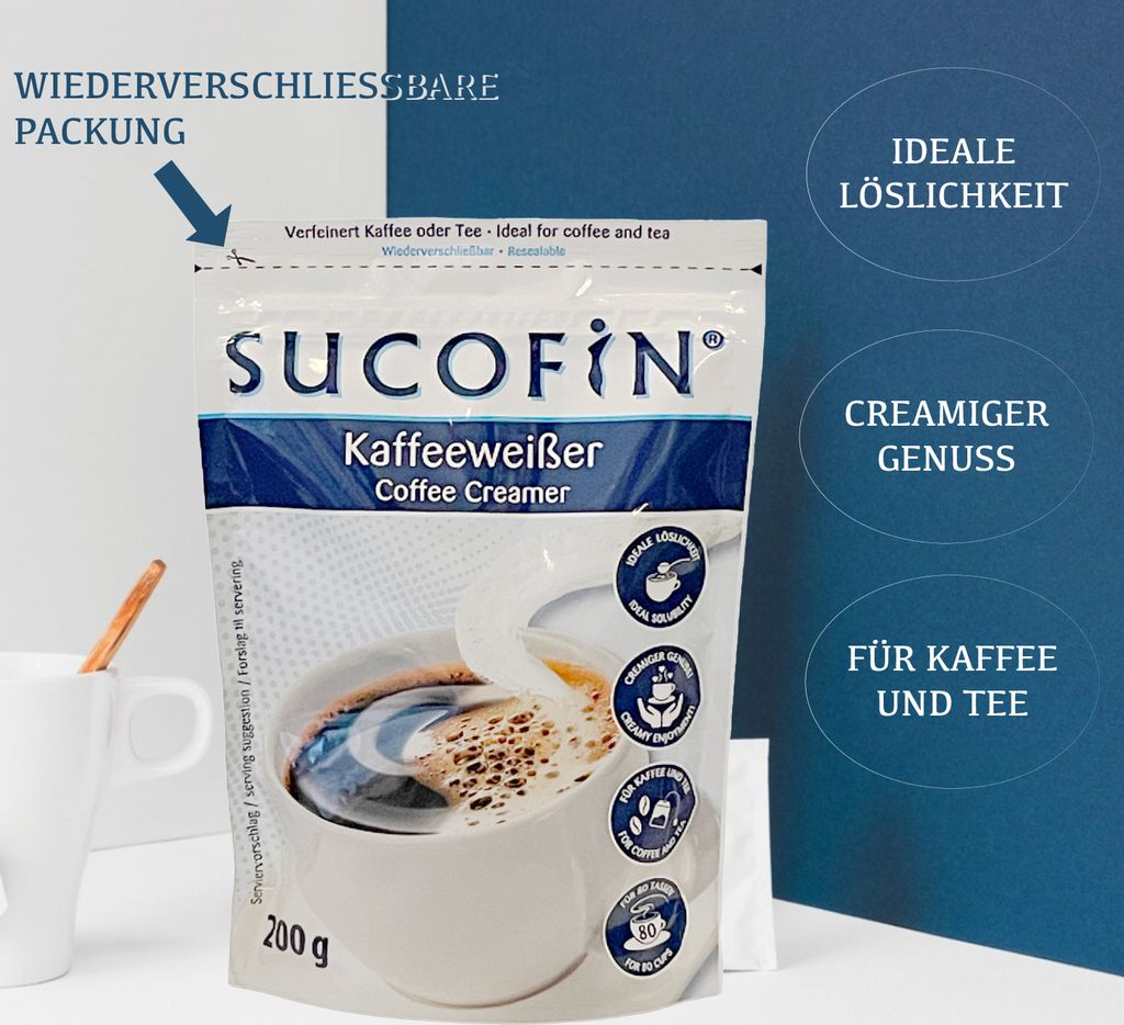 SUCOFIN Kaffeeweißer Pulver 10 x 200g leicht | Kaufland.de