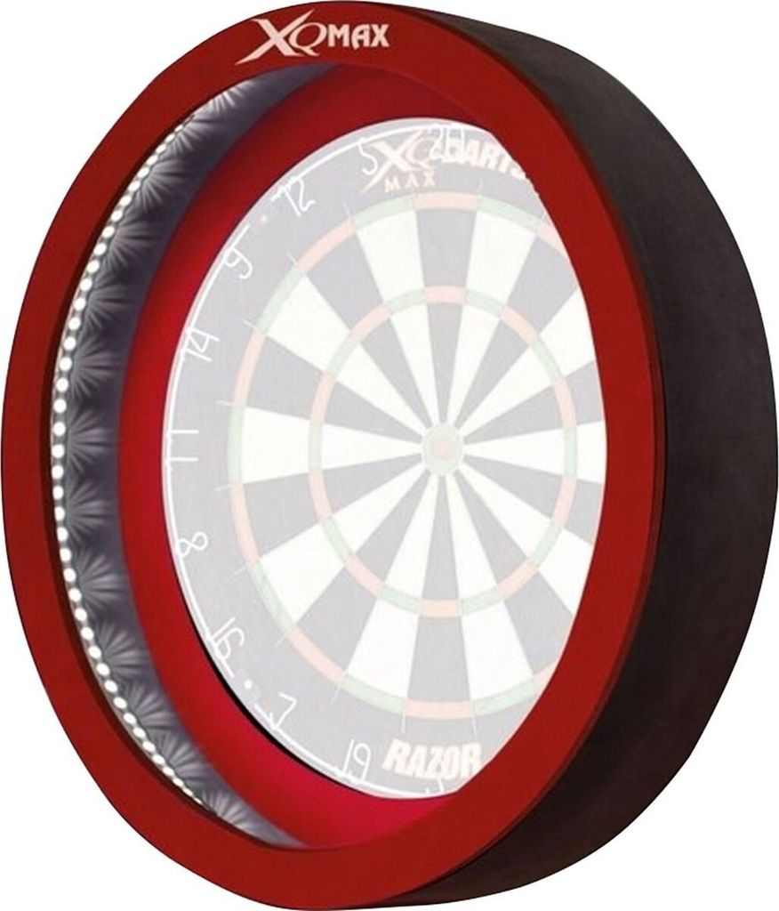 XQ Max Dartboard LED osvetľovací krúžok červený